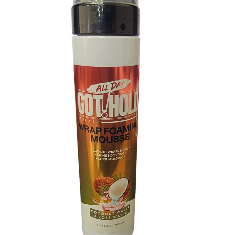 All Day Got! Hold Style & Set Wrap Foaming Mousse – Ensley Beauty Supply