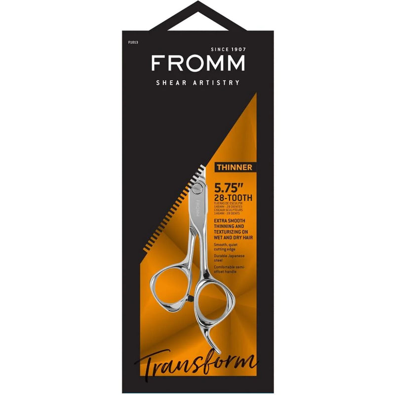 FROMM F1013 Transform 5.75" 28-Tooth Thinner – Ensley Beauty Supply