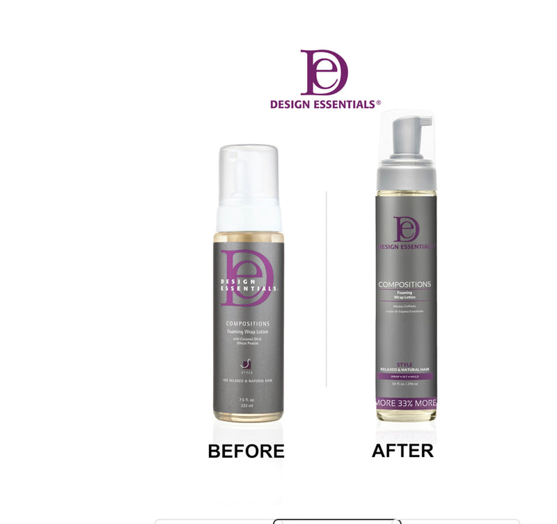 Design Essentials Compositions Foaming Wrap Lotion – Ensley Beauty Supply