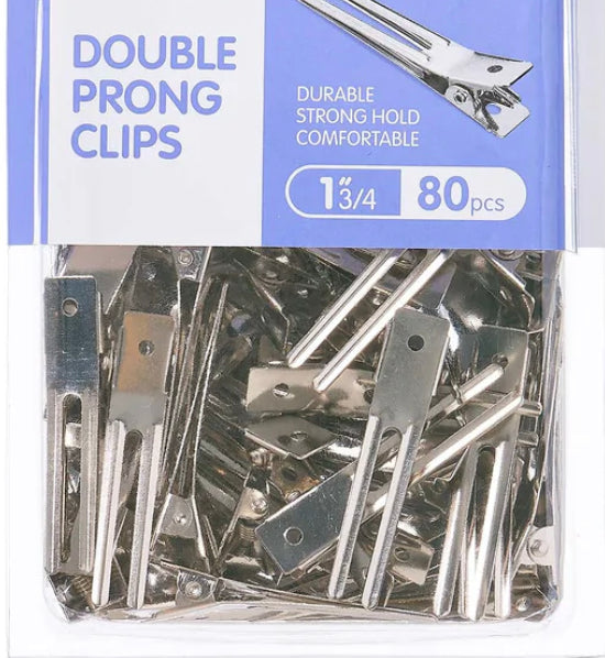 Double Prong Clips 80ct. (Assorted Brands) – Ensley Beauty Supply