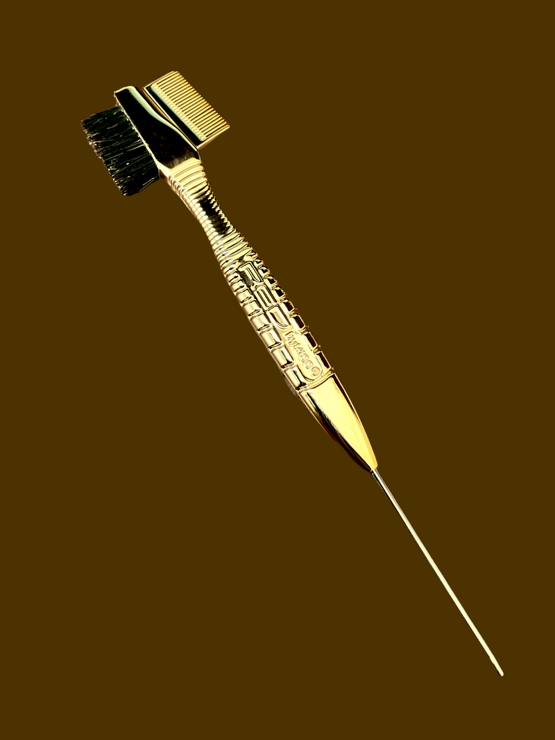 Edge Brush Gold With Boar Bristles – Ensley Beauty Supply