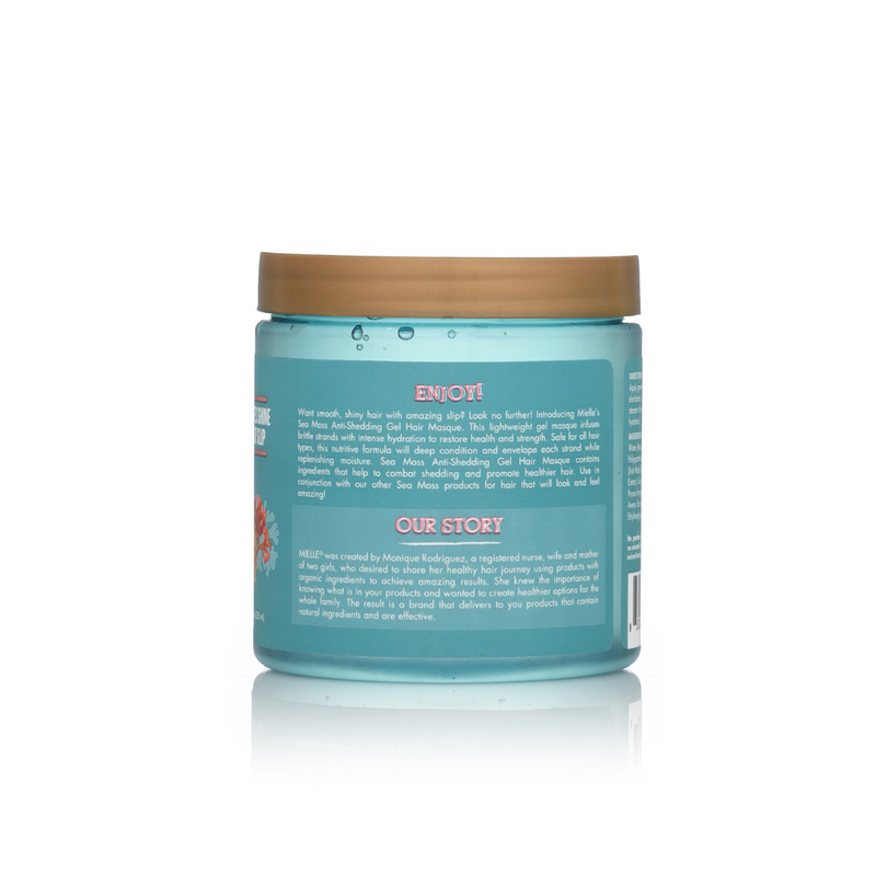 Mielle Sea Moss Anti-Shedding Gel Hair Masque + Saw Palmetto 8oz ...