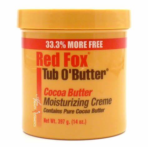 Red Fox Tub O' Butter Cocoa Butter Moisturizing Cream 14oz – Ensley ...
